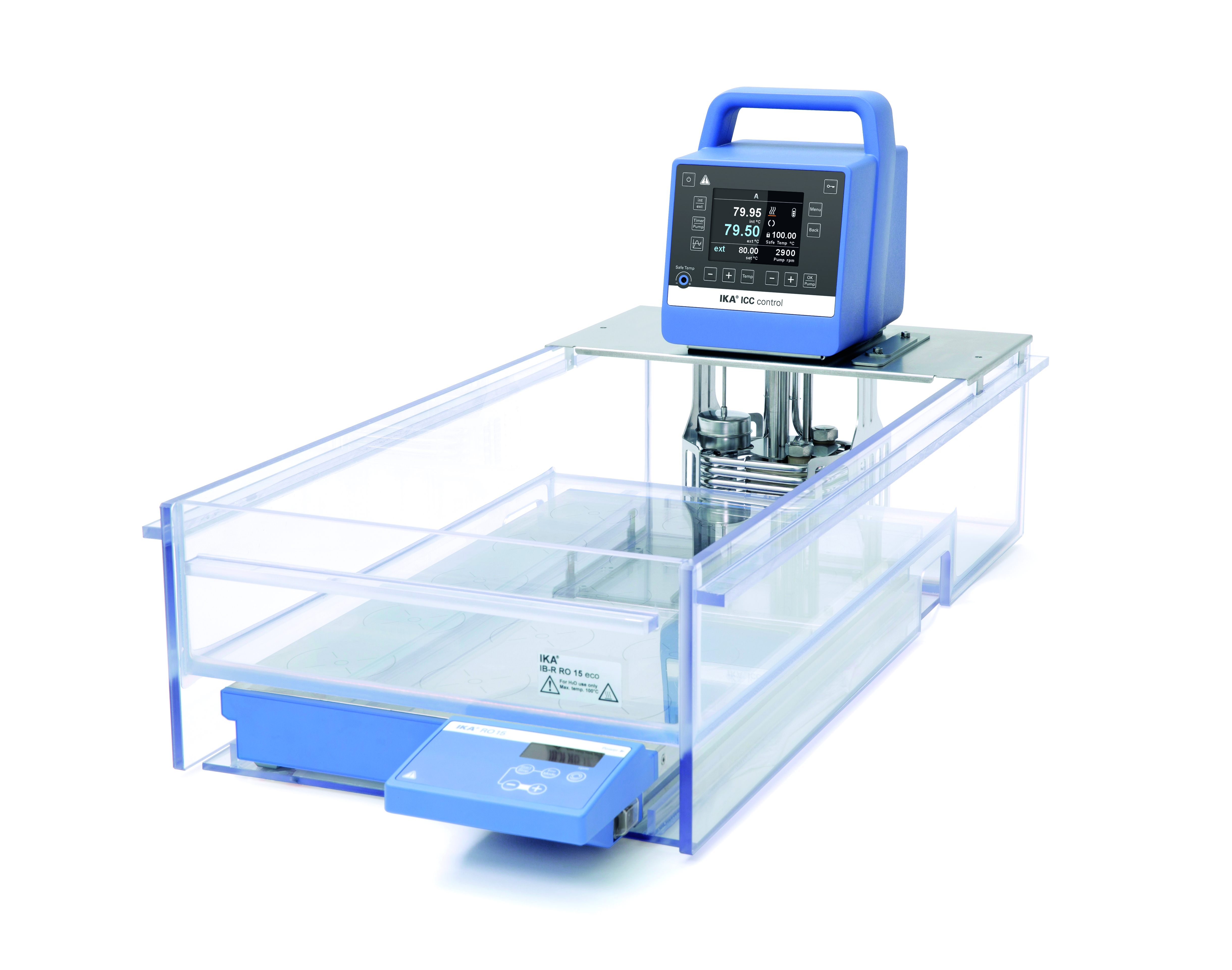 IKA ICC control IB R RO 15 eco Circulating Water Bath with Temperature ...